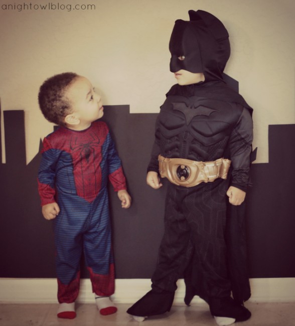 DIY Superhero Backdrop - A Night Owl Blog