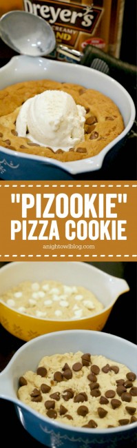 Easy Pizookie “Pizza Cookie” - A Night Owl Blog