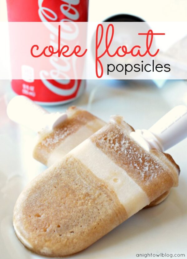 Coke Float Popsicles - A Night Owl Blog