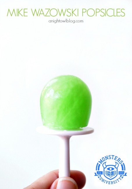 Mike and Sulley Popsicles - A Night Owl Blog