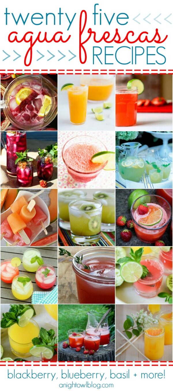 25 Agua Frescas Recipes – Blackberry, Blueberry, Basil and More! - A ...