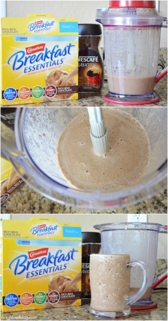 Cafe Mocha Breakfast Smoothie - A Night Owl Blog
