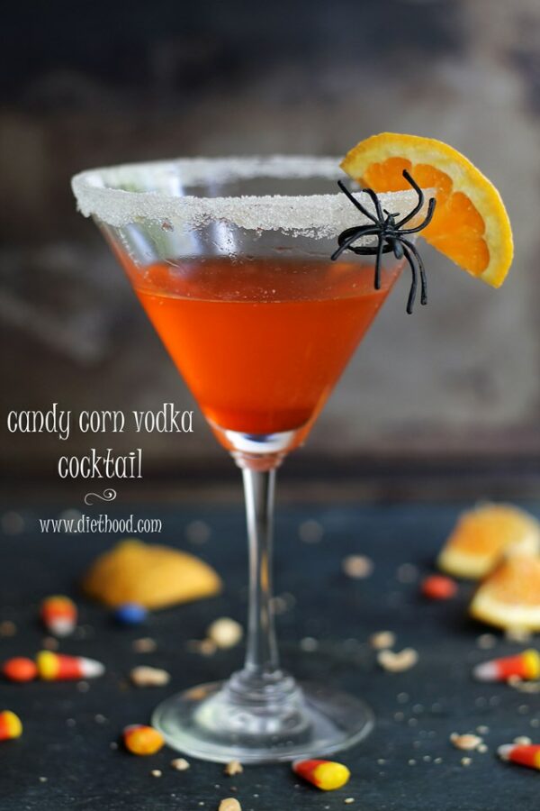 Candy Corn Vodka Cocktail - A Night Owl Blog