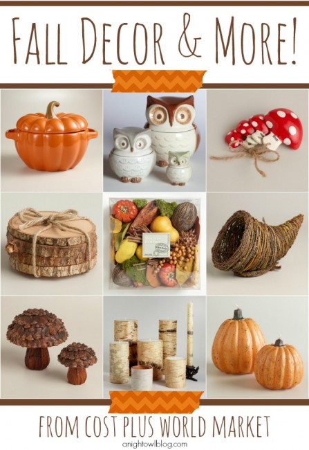 Fall Decor and More from Cost Plus World Market - A Night Owl Blog