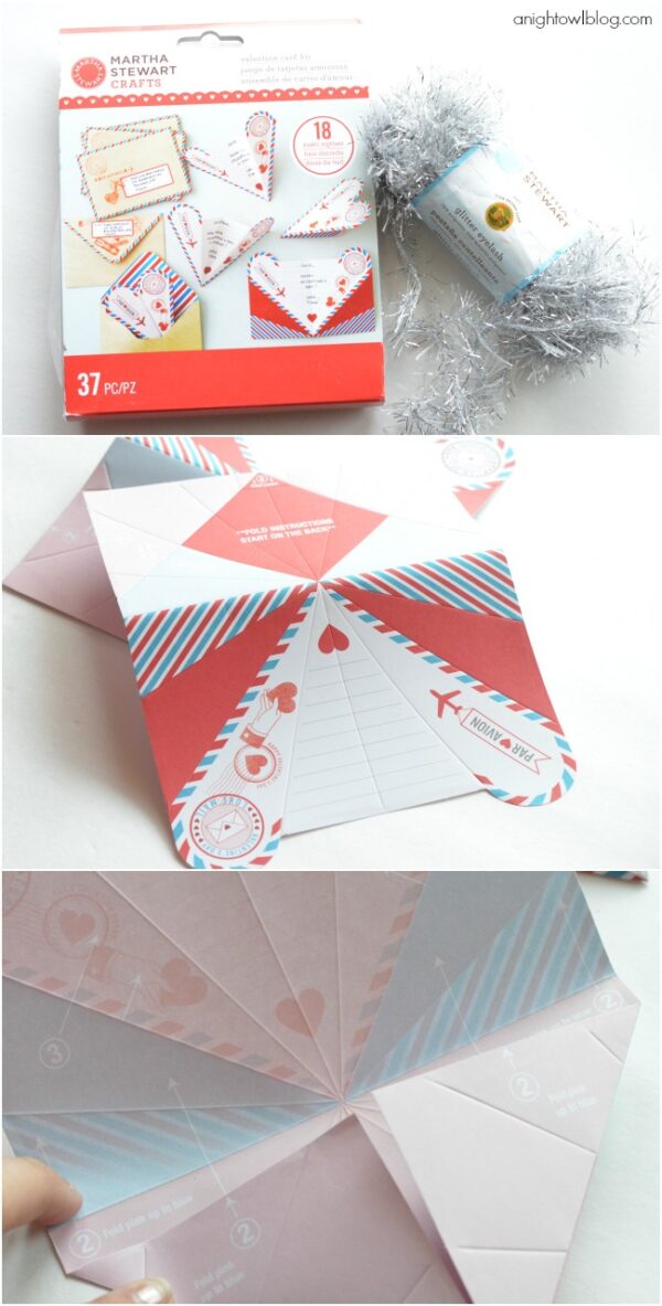 Flying Paper Airplane Valentines - A Night Owl Blog