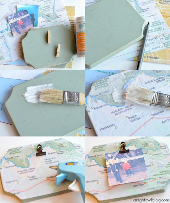 DIY Map Frames – Decorating with Pictures - A Night Owl Blog