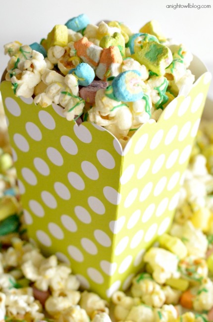 Lucky Charms Popcorn - A Night Owl Blog
