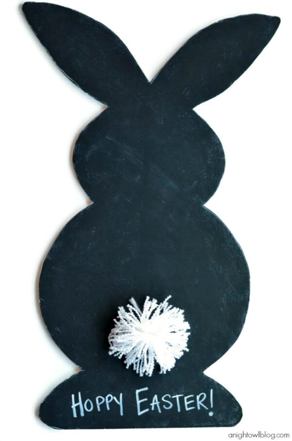 DIY Easter Chalkboard - A Night Owl Blog