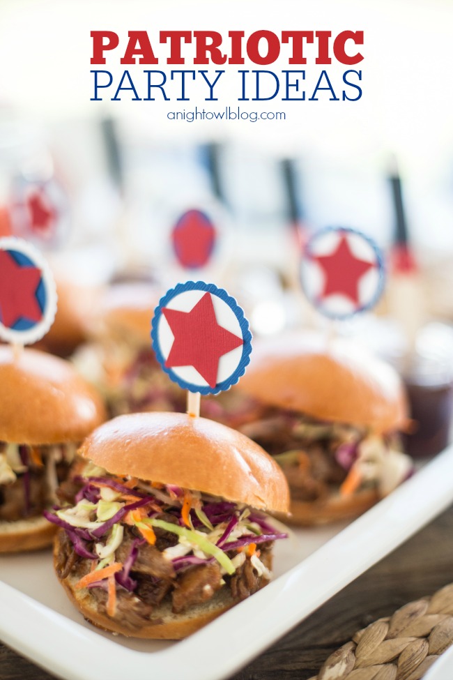 Patriotic Party Ideas | A Night Owl Blog