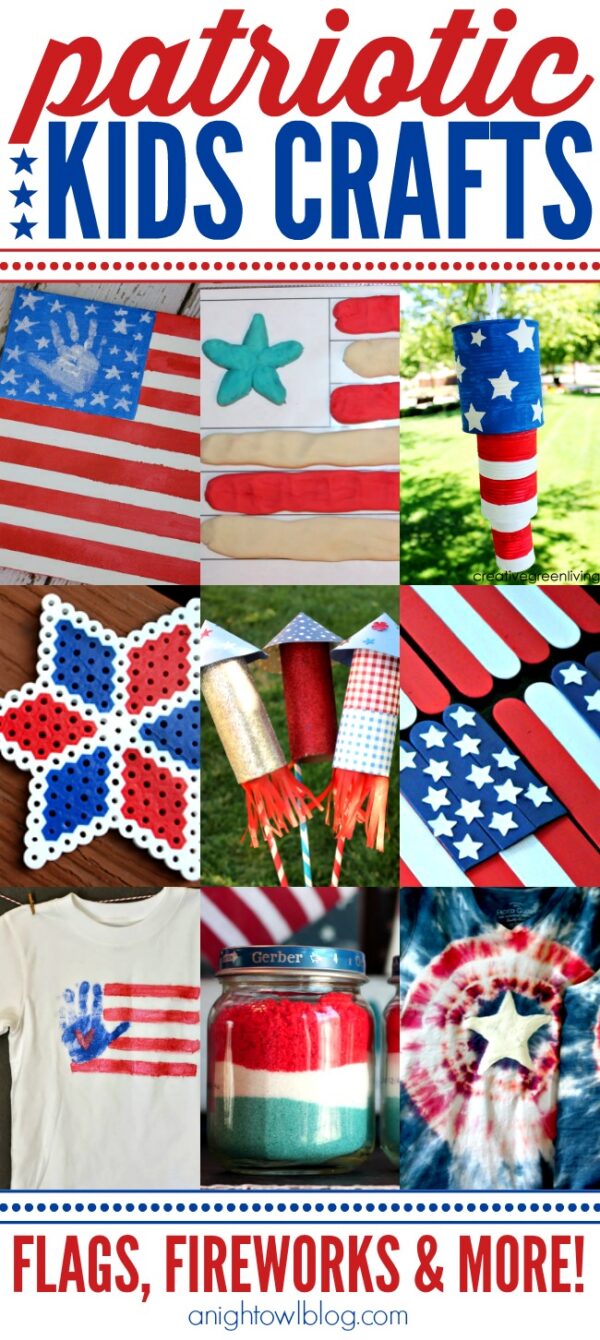 Patriotic Kids Crafts - A Night Owl Blog