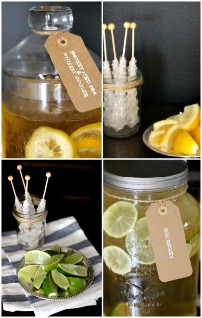 Hard Iced Tea Bar and Entertaining Tips - A Night Owl Blog