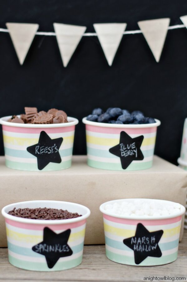 Quick and Easy Ice Cream Bar - A Night Owl Blog