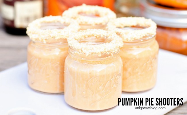 Pumpkin Pie Shooters - A Night Owl Blog