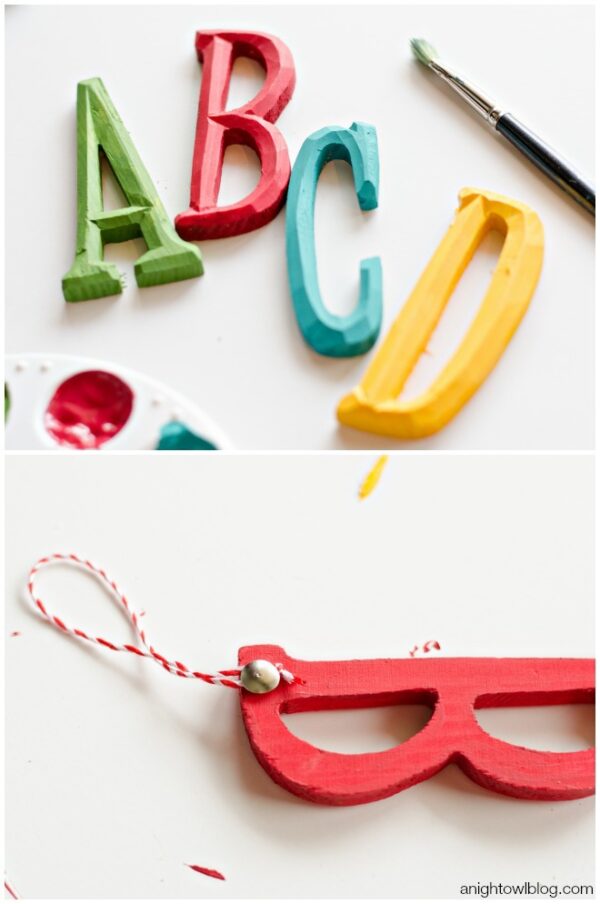 ABC Kids Christmas Ornaments - A Night Owl Blog