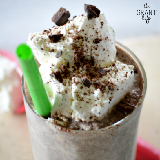 Thin Mint Milkshake - A Night Owl Blog