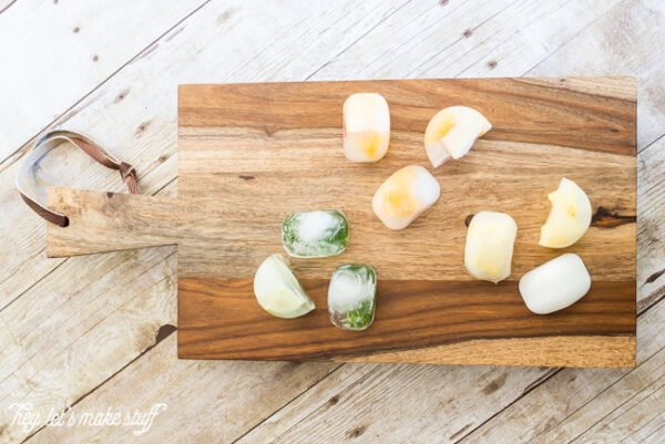 Faux Cocktail Ice Cubes - A Night Owl Blog