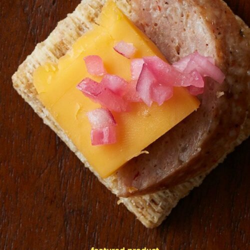 Caprese Triscuit Snacks - A Night Owl Blog