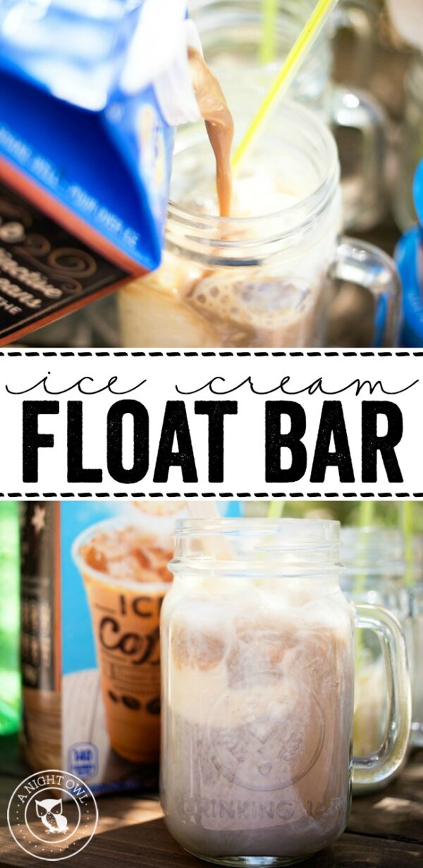 Easy Ice Cream Float Bar - A Night Owl Blog