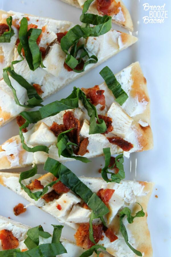 Chicken Bacon Flatbread - A Night Owl Blog