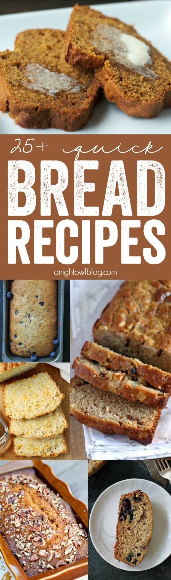 25+ Quick Bread Recipes - A Night Owl Blog