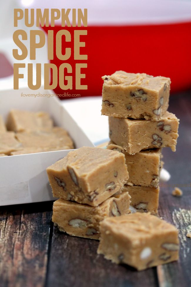 Pumpkin Spice Fudge - A Night Owl Blog