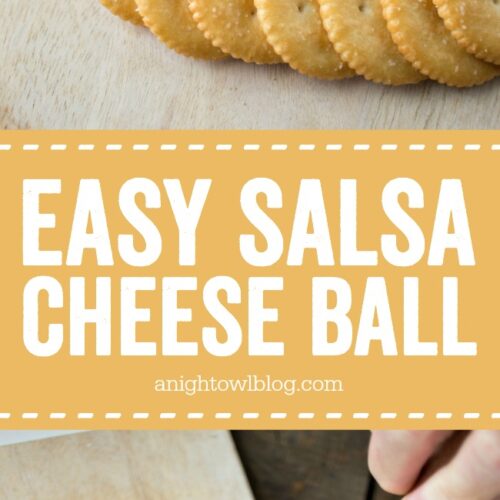 Easy Salsa Cheese Ball - A Night Owl Blog