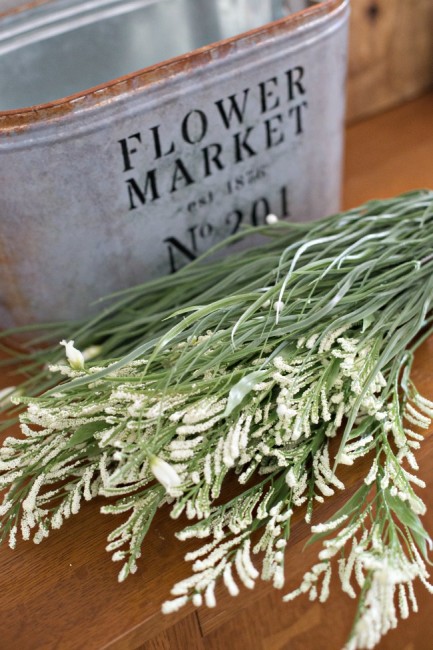 DIY Metal Flower Market Bucket - A Night Owl Blog