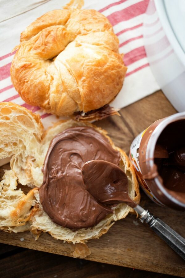 Nutella Bread Pudding - A Night Owl Blog