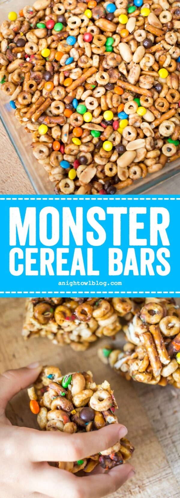 Easy Monster Cereal Bars - A Night Owl Blog