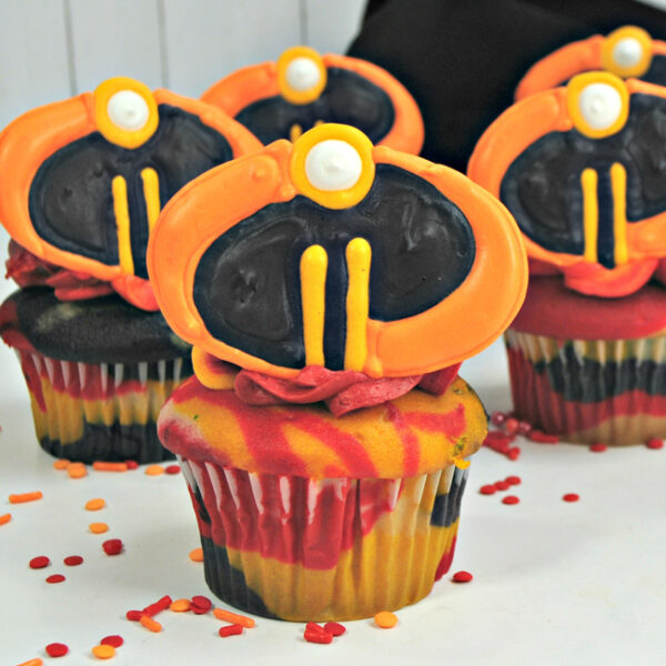 Disney Pixar Incredibles Cupcakes - A Night Owl Blog