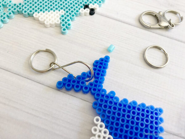 Shark Perler Bead Pattern | Shark Keychains - A Night Owl Blog