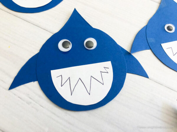 Shark Snack Cups - A Night Owl Blog