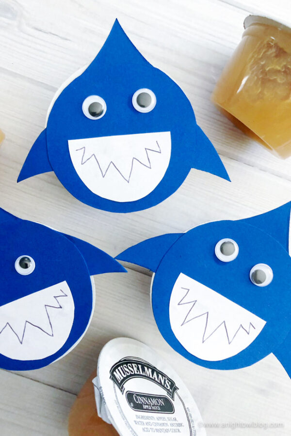 Shark Snack Cups - A Night Owl Blog