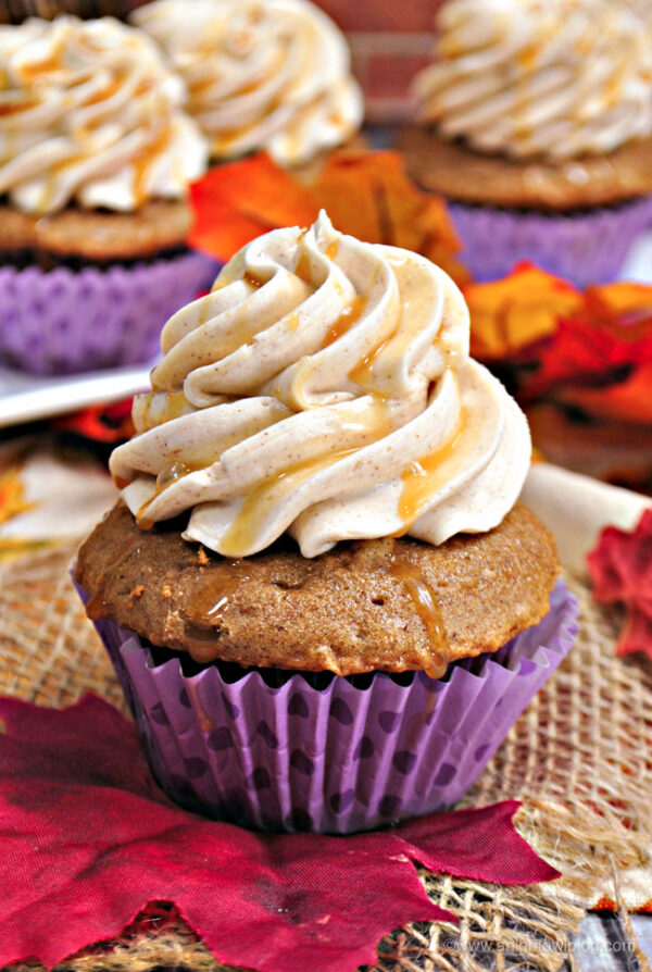 Pumpkin Spice Latte Cupcakes - A Night Owl Blog