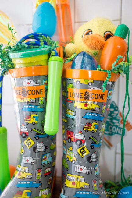 Rain Boot Easter Baskets - A Night Owl Blog