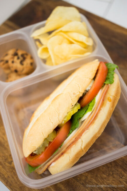 Kids Lunch Idea: Mini Sub Sandwiches - A Night Owl Blog