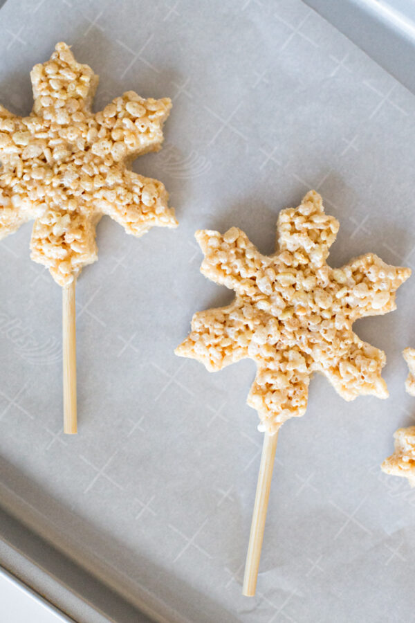 Frozen Rice Crispy Treats - A Night Owl Blog