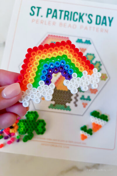 St. Patrick’s Day Perler Bead Pattern - A Night Owl Blog